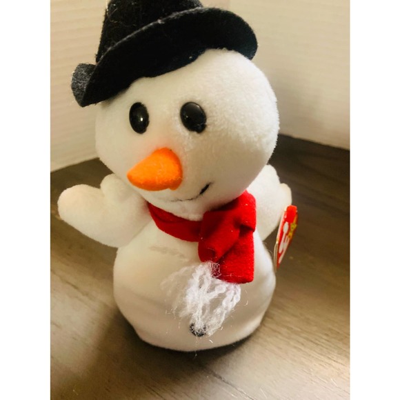 Ty | Toys | Ty Original Beanie Baby Snowball The Snowman 996 Christmas ...
